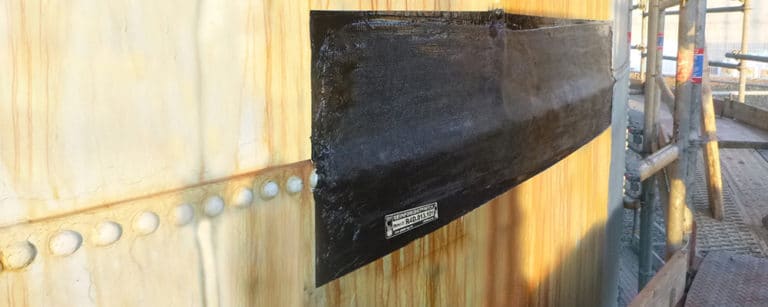 Composite patch tank repair for tank reinforcement - 3X