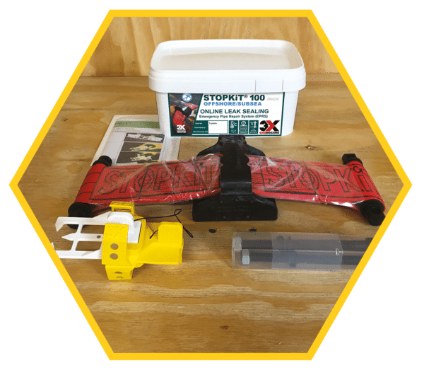 Online leak sealing - Online pipe leak repair: STOPKIT