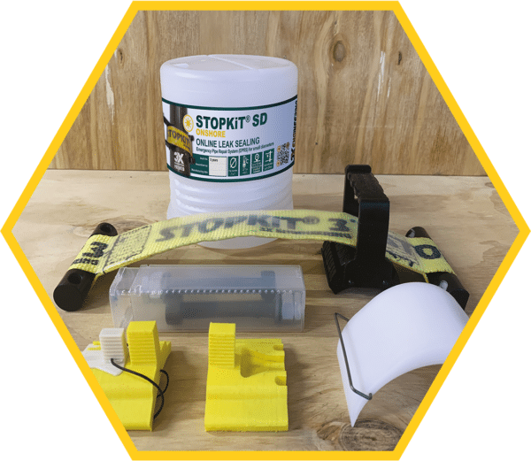 Online leak sealing - Online pipe leak repair: STOPKIT